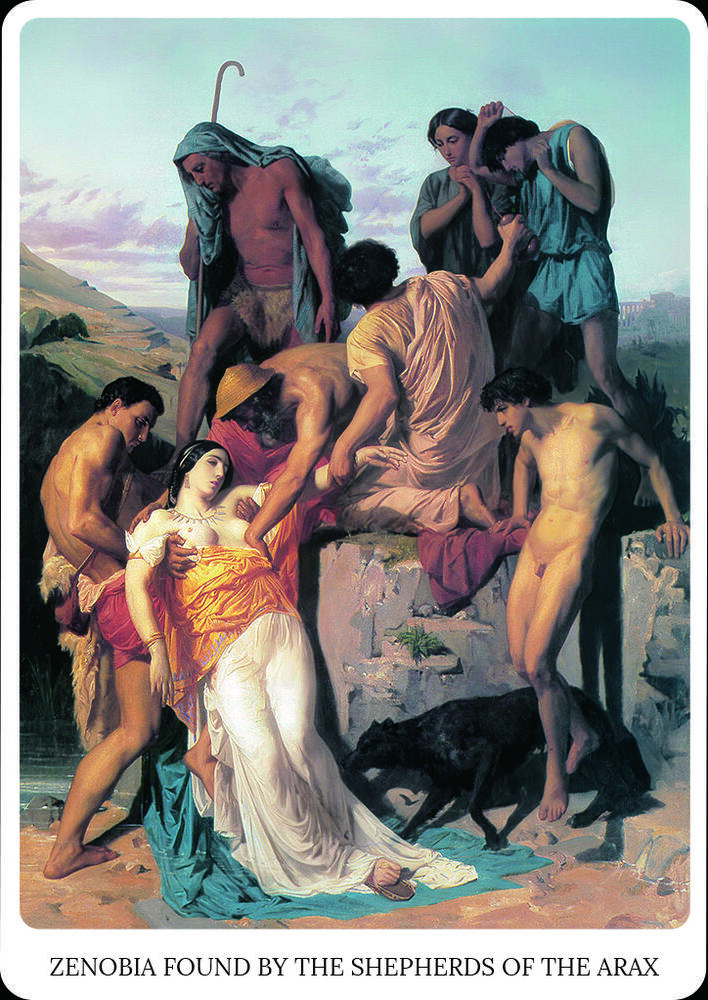 ZENOBIA FOUND BY THE SHEPHERDS OF THE ARAX Queen Set 4 Silver Coins 1 ...