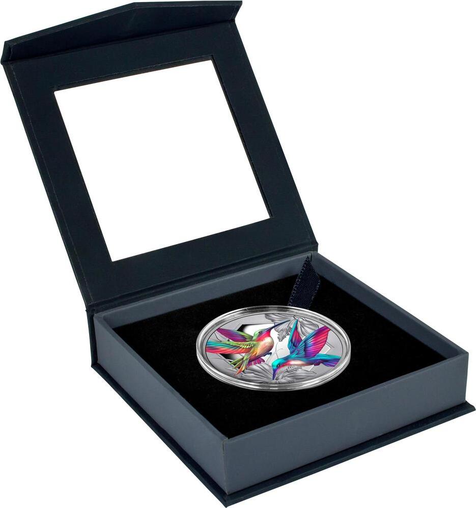 1 Dollar HUMMINGBIRD 1 Oz Silver Coin 1$ Niue 2025 Proof | MA-Shops