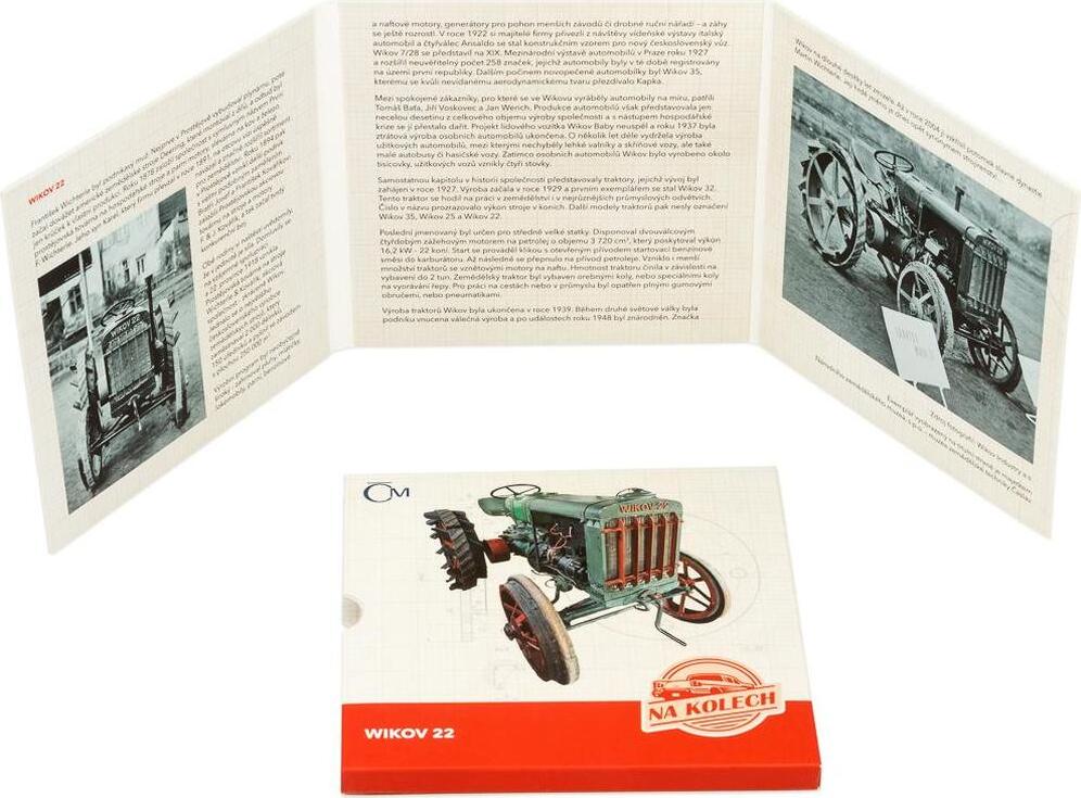 1 Dollar 2025 TRACTOR WIKOV 22 On Wheels 1 Oz Silver Coin 1$ Niue 2023 ...