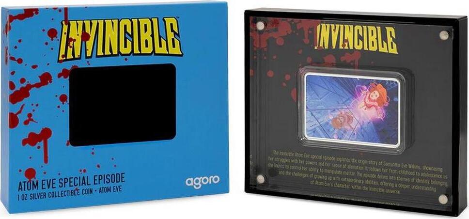 2 Dollars ATOM EVE Invincible Iconic Episodes 1 Oz Silver Coin 2$ Niue ...