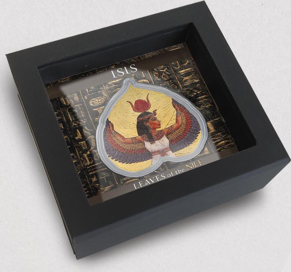 1 Dollar ISIS Leaves of the Nile 1 Oz Silver Coin 1$ Niue 2025 Proof ...