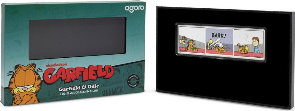 2 Dollars GARFIELD AND ODIE Garfield Comic 1 Oz Silver Coin 2$ Niue ...