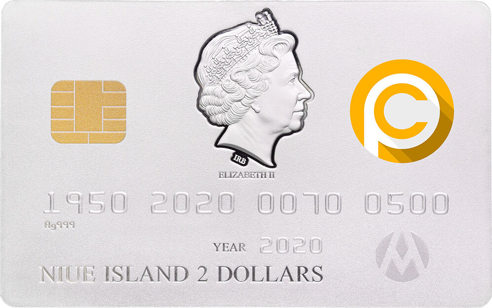 2 Dollars CREDIT CARD 70th Anniversary Power Coin Special Edition ...
