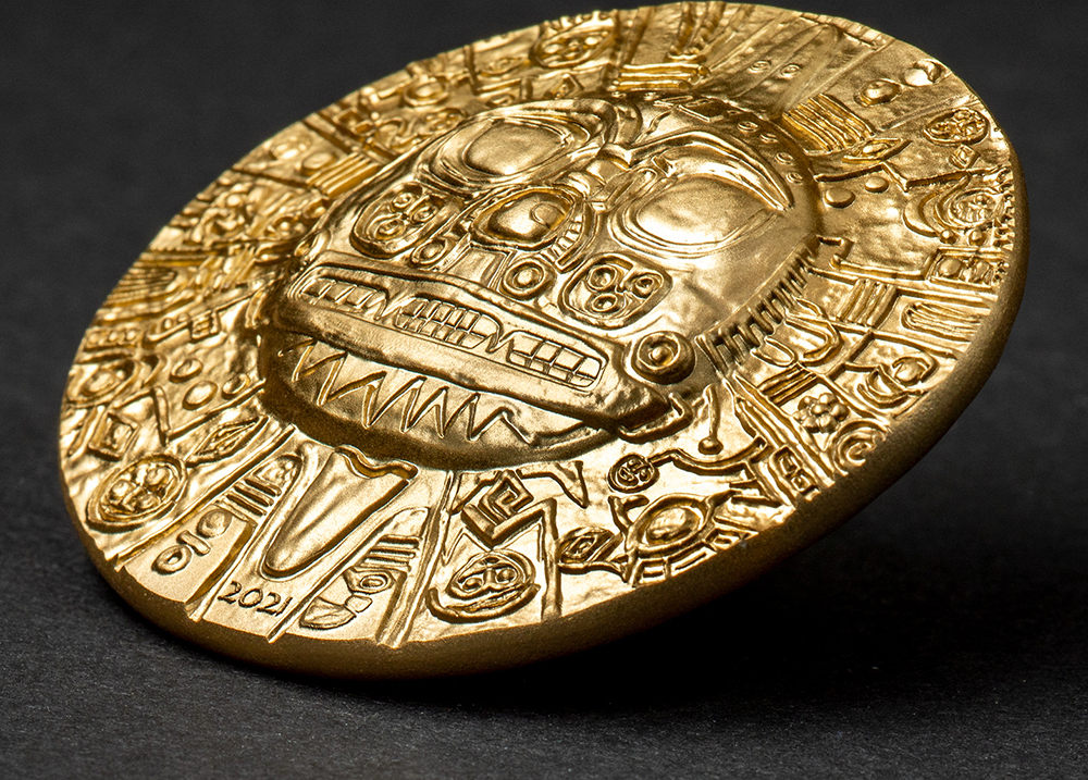 5 Dollars INCA Sun God 1 Oz Silver Coin 5$ Palau 2021 Proof | MA-Shops