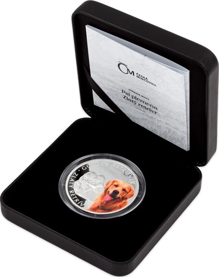 1 Dollar GOLDEN RETRIEVER Dog Breeds 1 Oz Silver Coin 1$ Niue 2021 ...