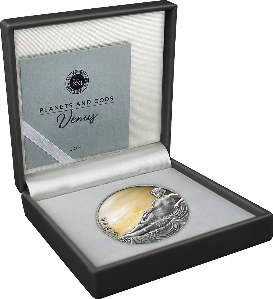 VENUS Planets and Gods 3 Oz Silver Coin 3000 Francs Cameroon 2021 ...