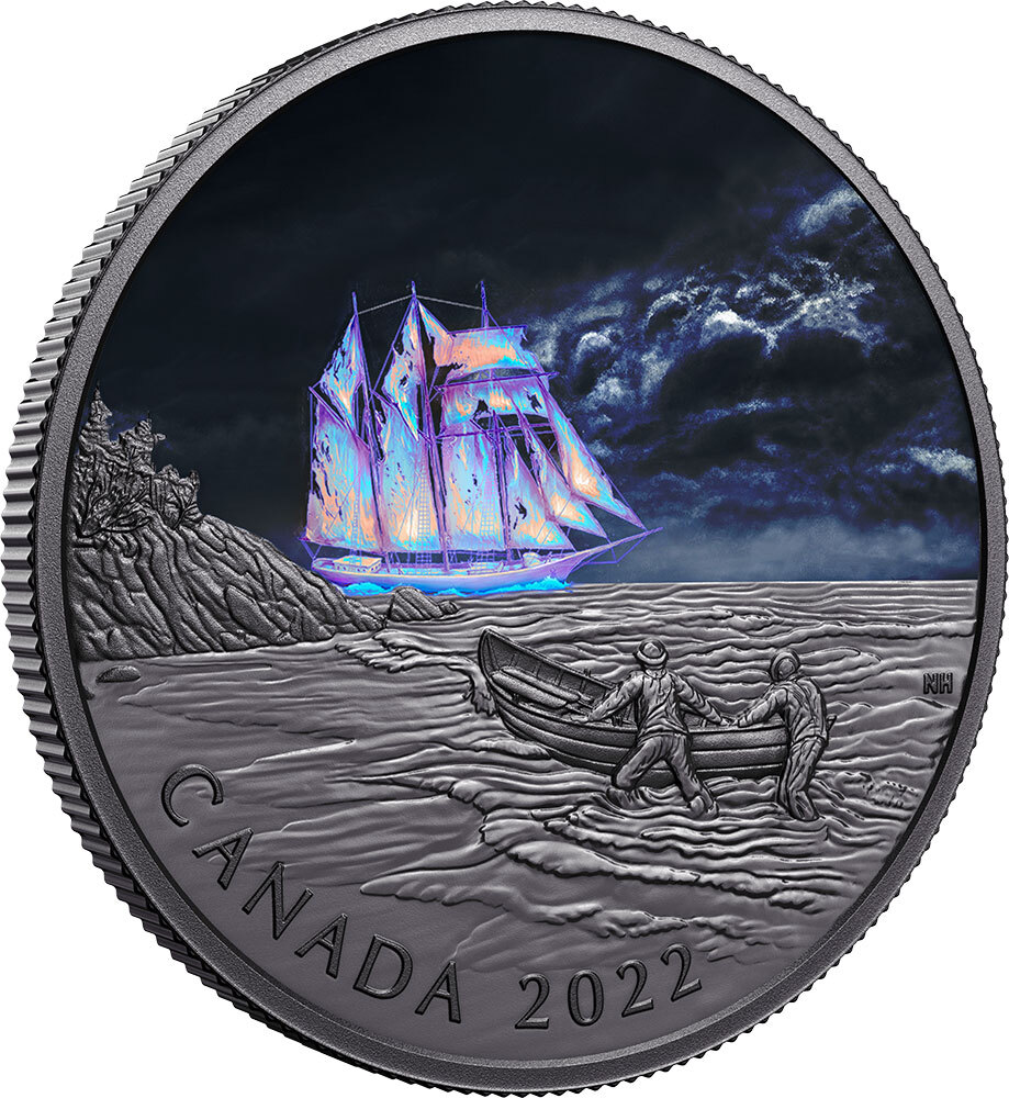 50 Dollars CANADIAN GHOST SHIP Silver Coin 50$ Canada 2022 Proof | MA-Shops