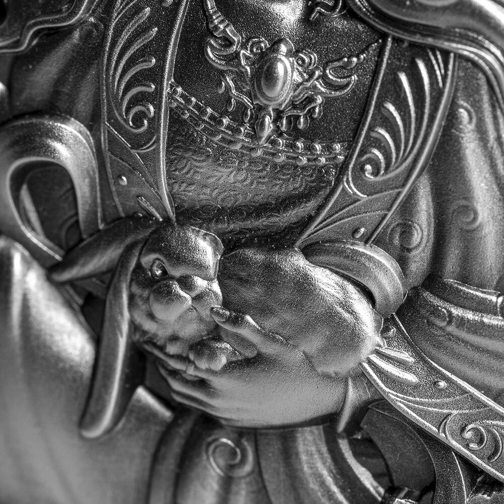 CHANG ER AND THE JADE RABBIT 1 Oz Silver Coin 5000 Francs Chad 2023 ...