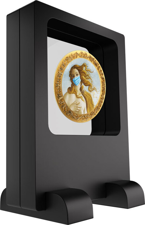 BIRTH OF VENUS Lockdown Art Botticelli 1 Oz Silver Coin 5000 Francs ...