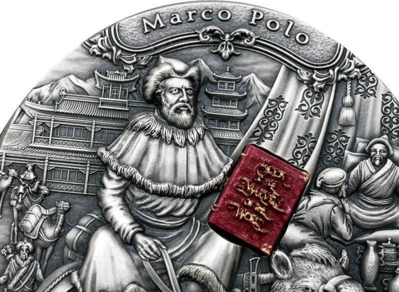 5 Dollars MARCO POLO Famous Explorers 2 Oz Silver Coin 5$ Niue 2022 ...