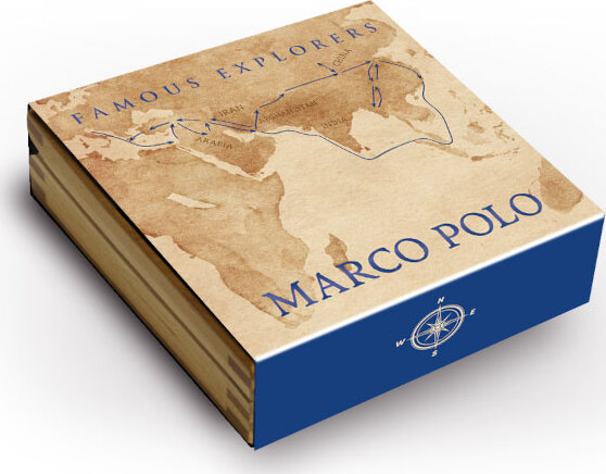 5 Dollars MARCO POLO Famous Explorers 2 Oz Silver Coin 5$ Niue 2022 ...
