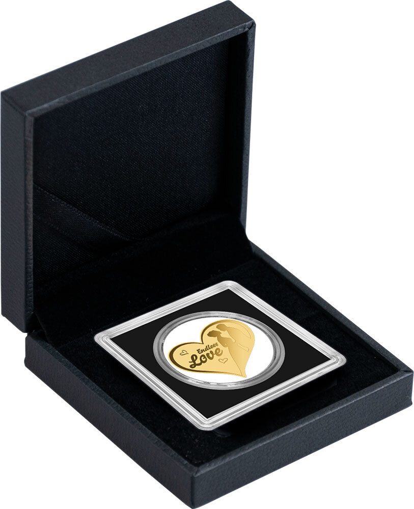 ENDLESS LOVE 1/1000 Oz Gold Coin 3000 Francs Chad 2023 Prooflike | MA-Shops