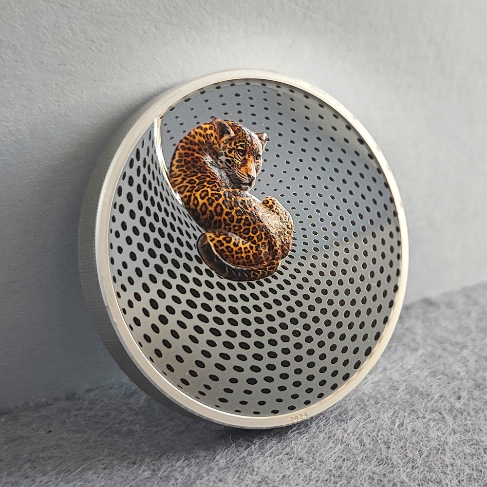 20 Dollars LEOPARD Camouflage of Nature 3 Oz Silver Coin 20$ Palau 2024 ...