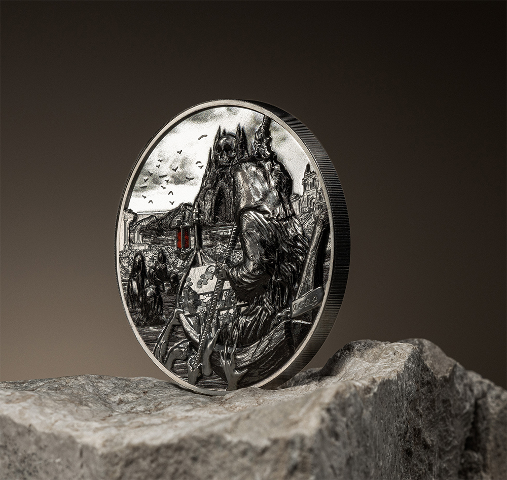 20 Dollars CHARON Ferryman of the Dead 3 Oz Silver Coin 20$ Palau 2023 ...