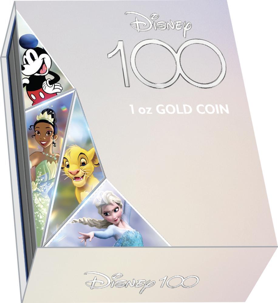 50 Dollars MICKEY MOUSE Disney 100 Magical Years 1 Oz Gold Coin 50 ...