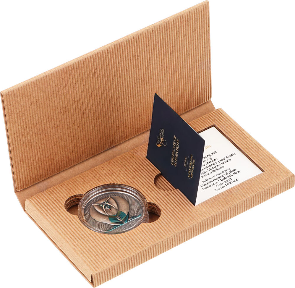 2 Dollars YETI World of Cryptids 1 Oz Silver Coin 2$ Niue 2023 Antique ...