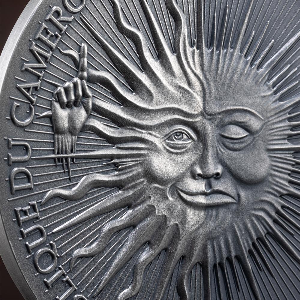 WEREWOLF Dual Essence 2 Oz Silver Coin 2000 Francs Cameroon 2024 ...