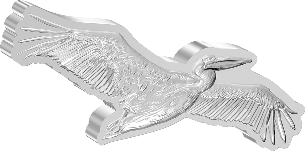 5 Dollars GREAT WHITE PELICAN 2 Oz Silver Coin 5$ Niue 2024 Proof | MA ...