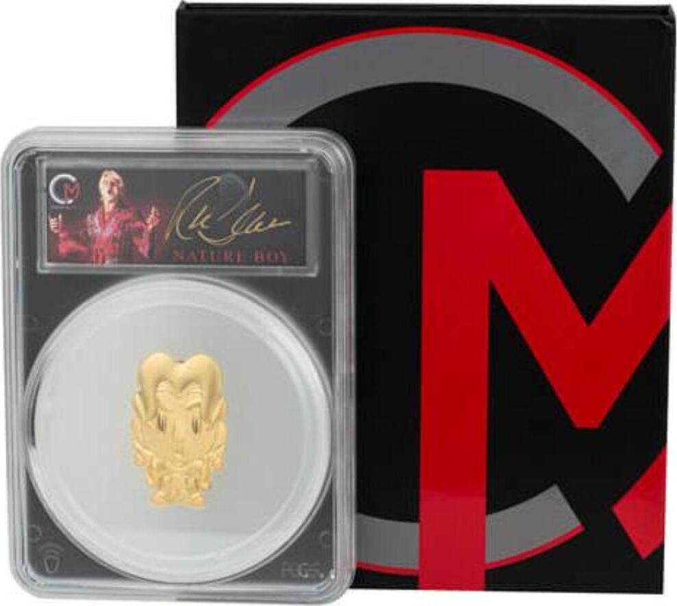 5 Dollars RIC FLAIR Chibi Gilded Autographed Graded PCGS Proof Ultra ...