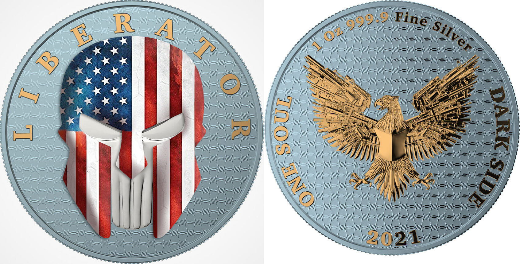 LIBERATOR 1 Oz Silver Coin 1 Soul The Dark Side 2021 | MA-Shops