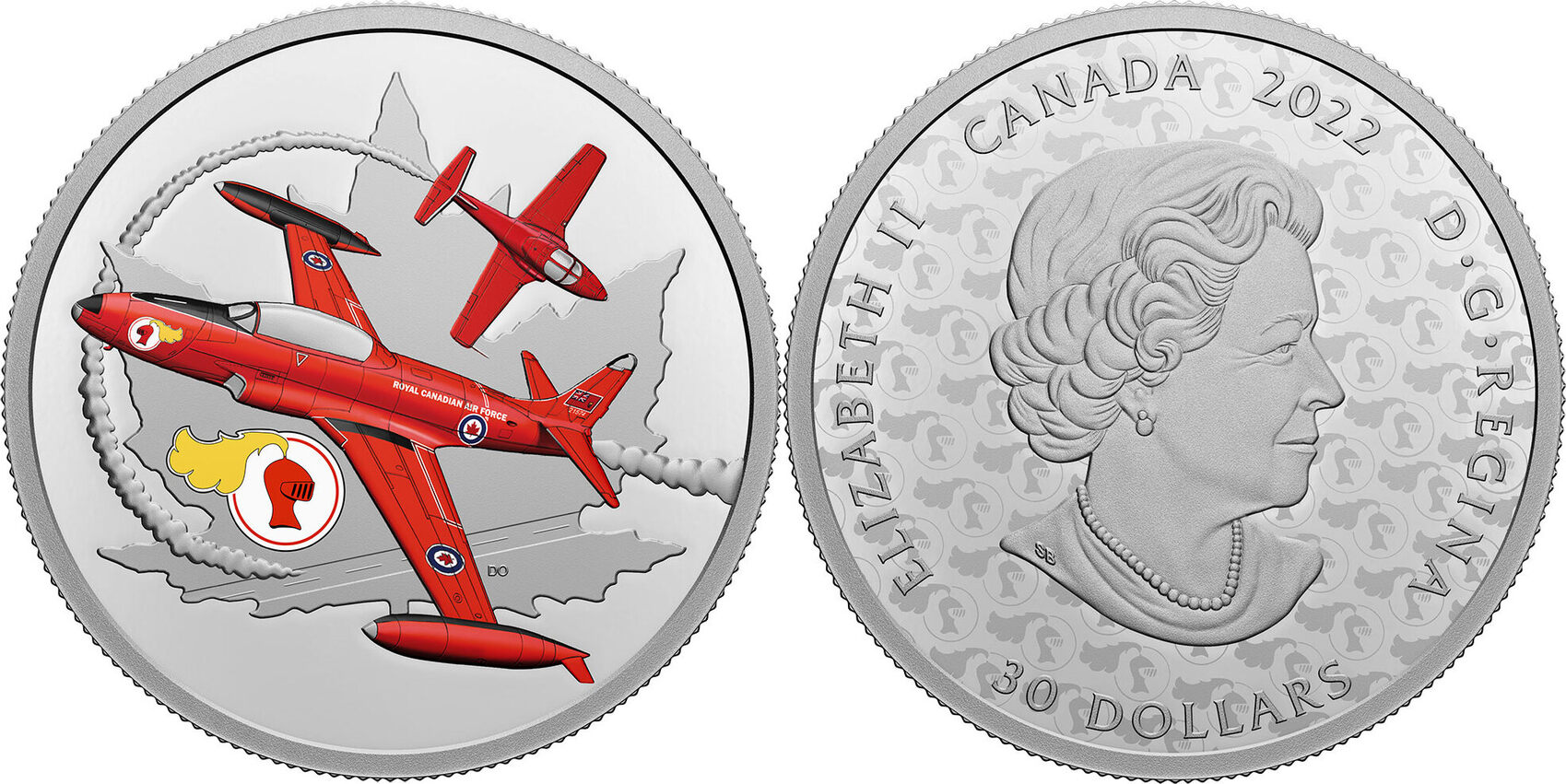 30 Dollars RED KNIGHT 2 Oz Silver Coin 30$ Canada 2022 Proof | MA-Shops