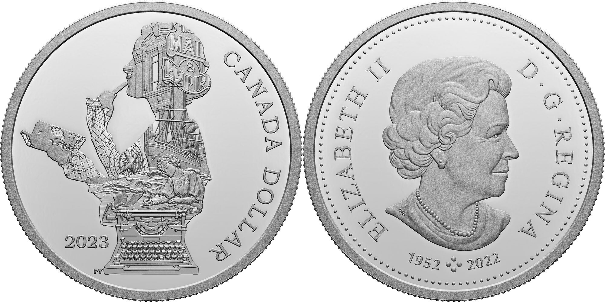 1 Dollar KATHLEEN KIT COLEMAN Pioneer Journalist Silver Coin 1$ Canada ...