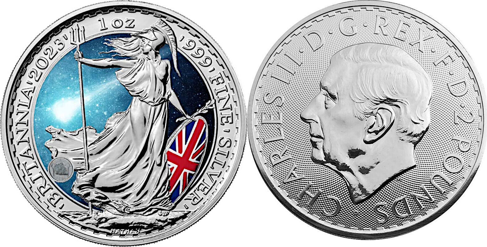 HALLEY COMET Cosmic Investment United Kings of Astronomy 1 Oz Silver ...