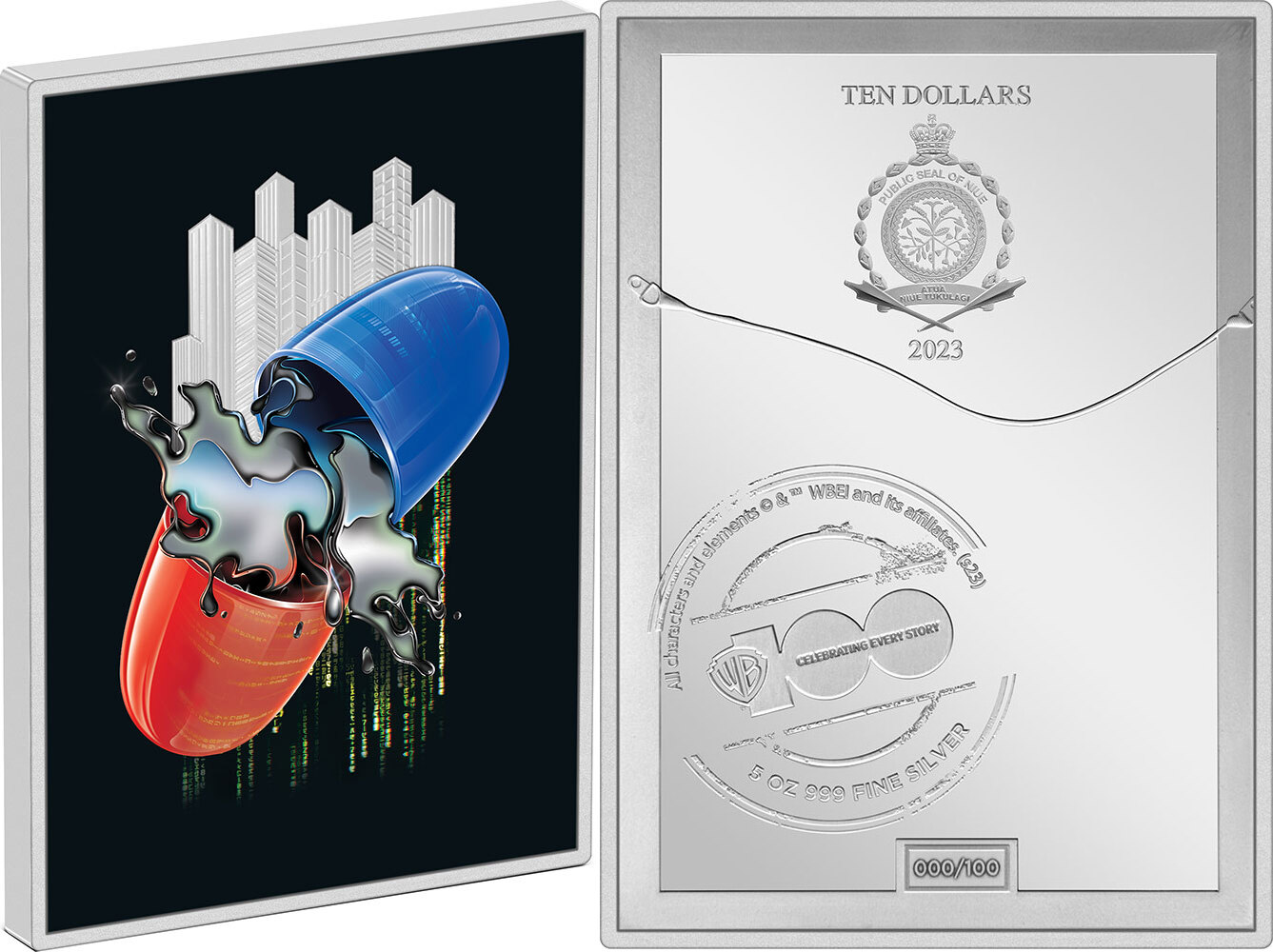 10 Dollars MATRIX Art of the 100th Anniversary 5 Oz Silver Coin 10 ...