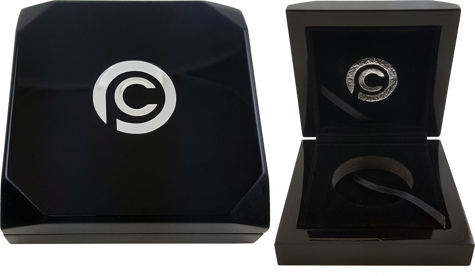 LUXURY BLACK WOODEN COIN BOX Jewel Case Etui Package For Coins Medals ...