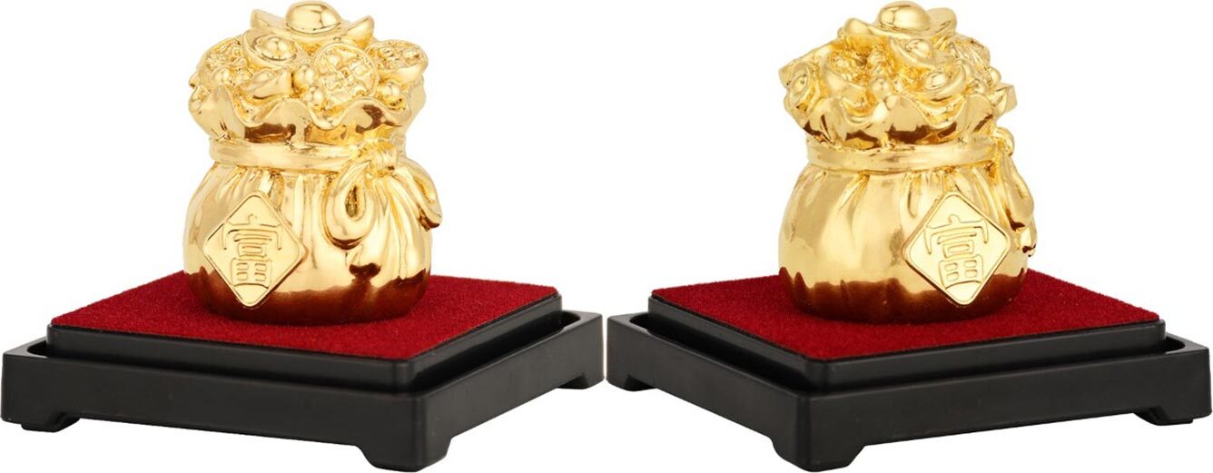 FU BAG Mini Figurine Gold Foil Singapore 2024 BU - Brilliant ...