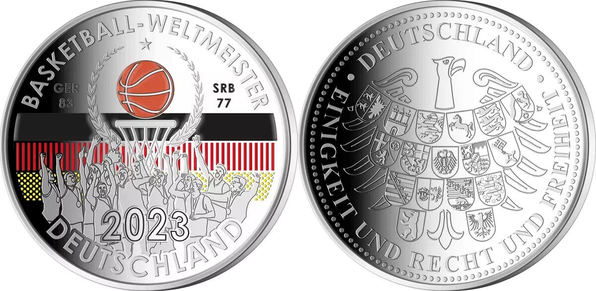 GERMAN NATIONAL BASKETBALL TEAM World Cup Silver Medal Germany 2023 ...