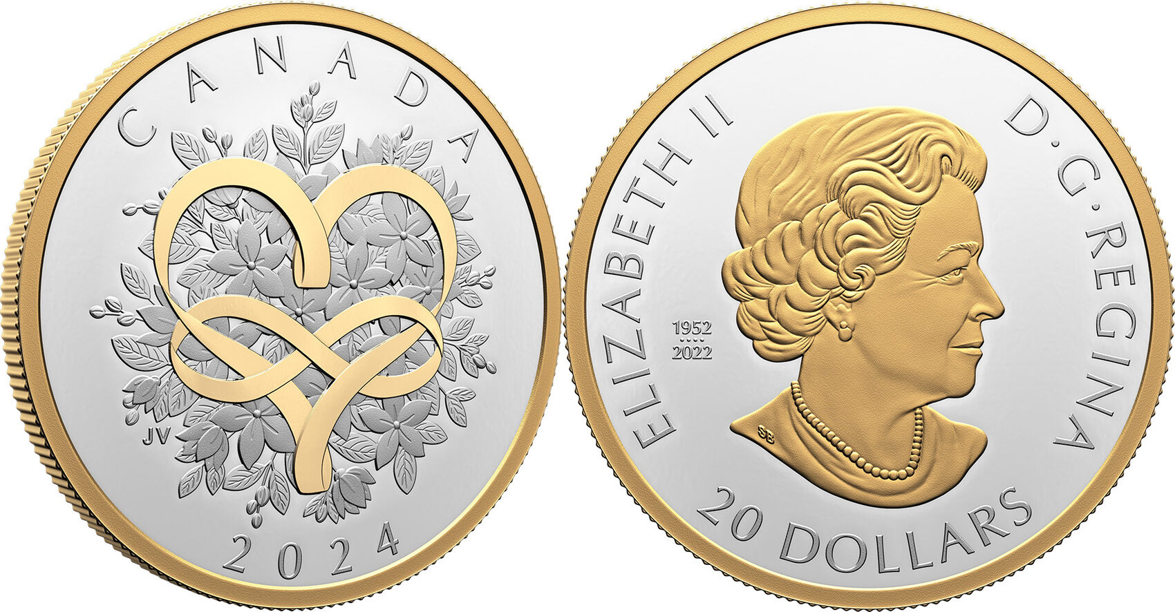 20 Dollars CELEBRATE LOVE Silver Coin 20$ Canada 2024 Proof | MA-Shops