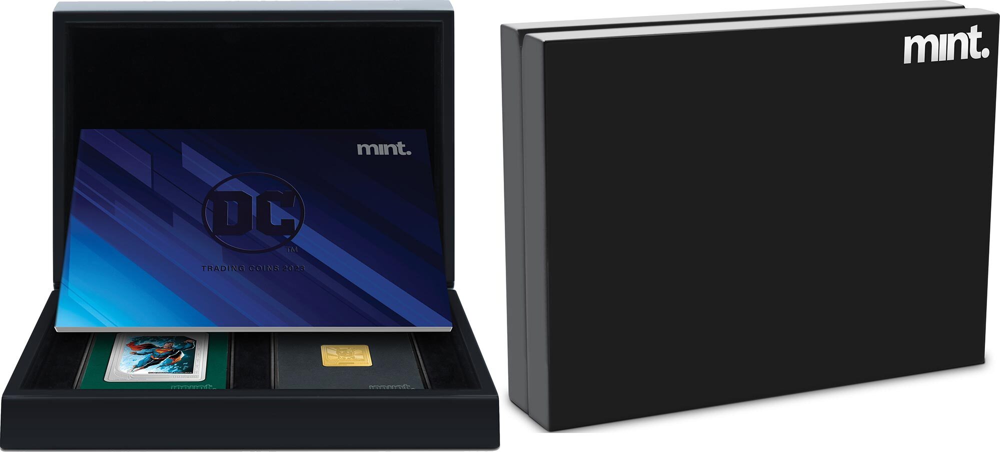 DC MYSTERY BOX Trading Coins Sealed Box 2 Coins Niue 2023 Proof | MA-Shops