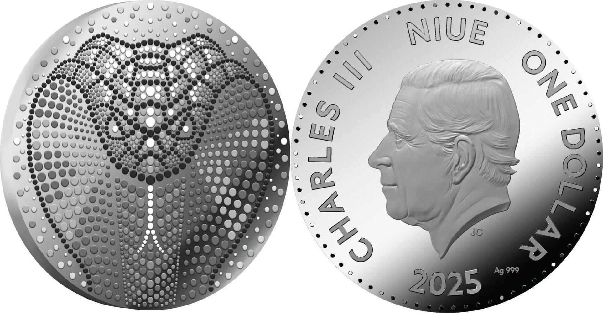 1 Dollar SNAKE Lunar Year 1/2 Oz Silver Coin 1$ Niue 2025 Prooflike ...