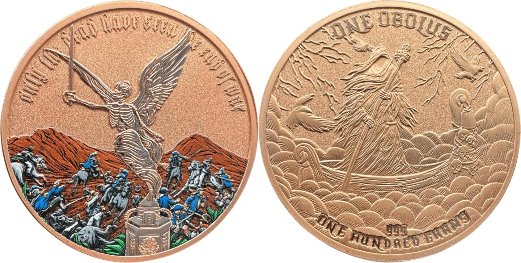 LIBERTAD OBOLUS Copper Medal Mexico 2025 BU - Brilliant Uncirculated ...