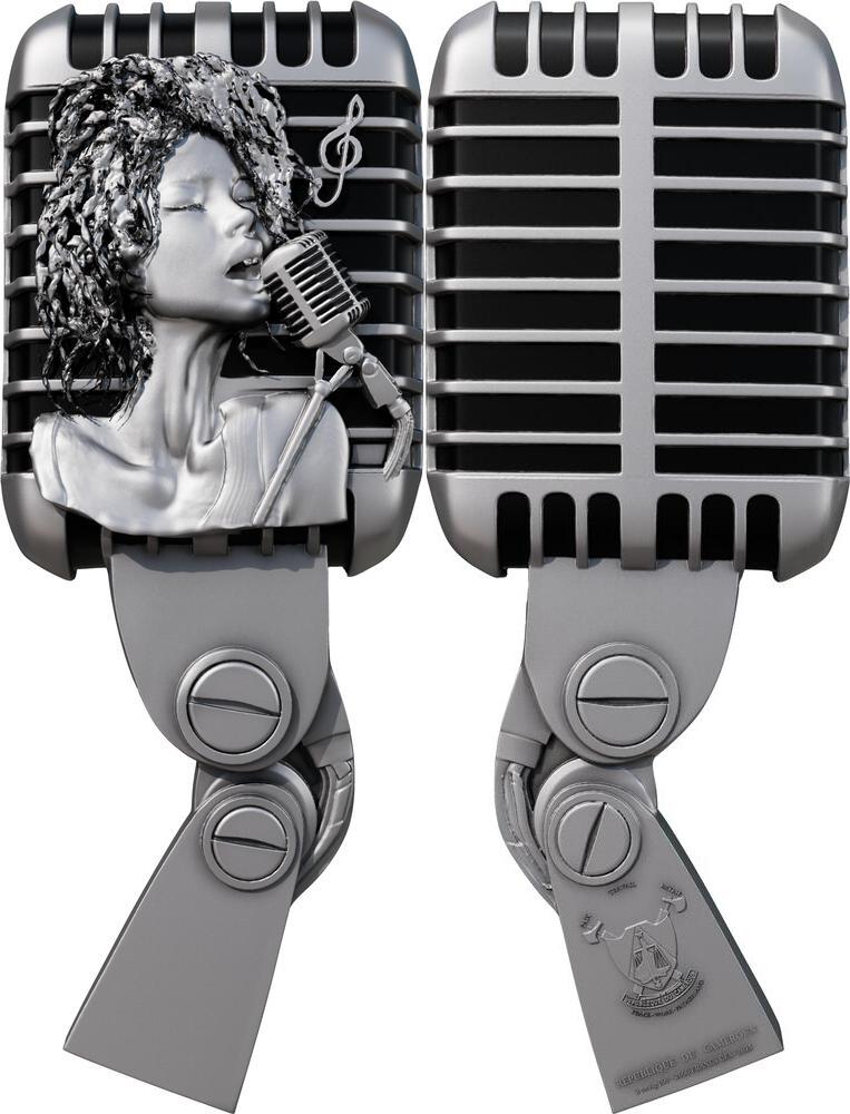 JAZZ SOUL Voices of Music 2 Oz Silver Coin 2000 Francs Cameroon 2025 ...
