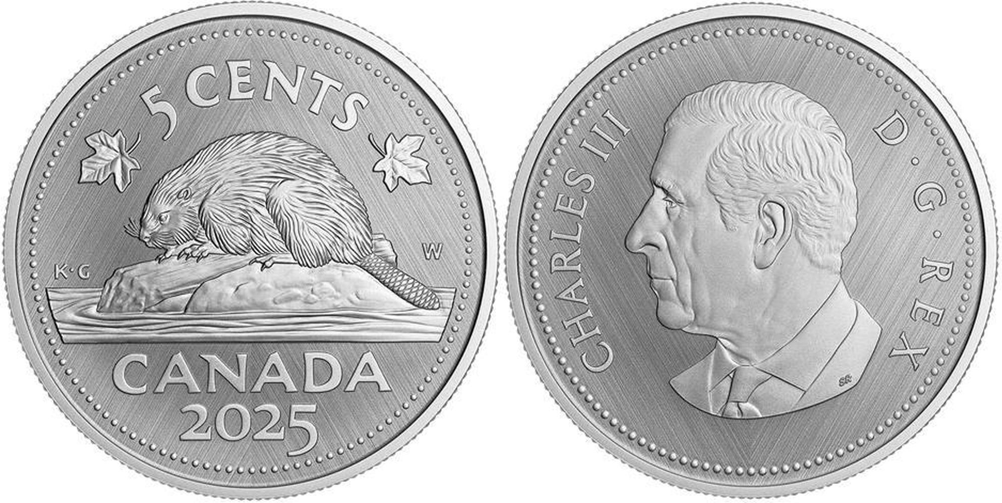 BEAVER Tribute W Mint Mark Silver Coin 5 Cents Canada 2025 Proof | MA-Shops