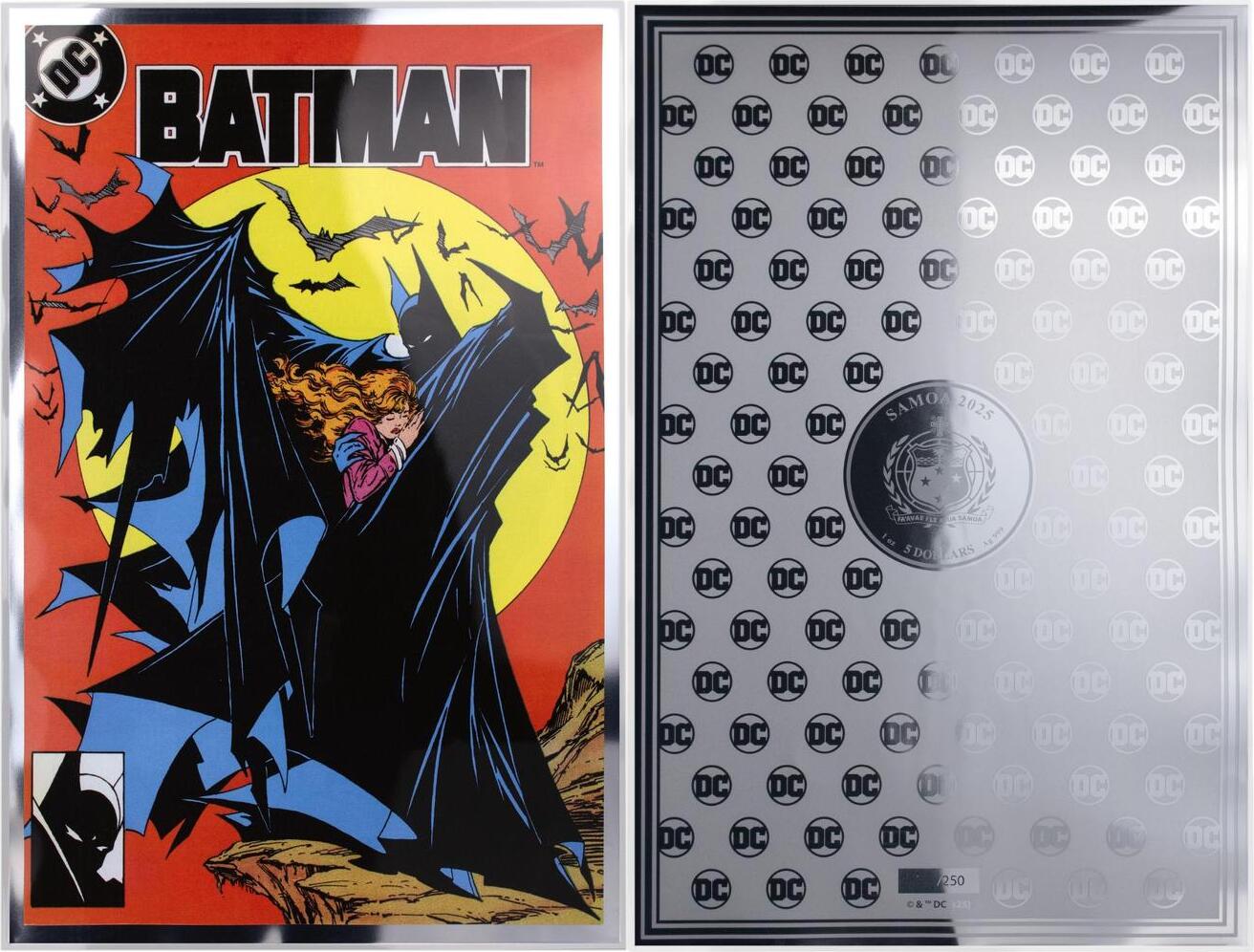 5 Dollars BATMAN 423 DC Comics Iconic Covers 1 Oz Silver Foil 5$ Samoa ...