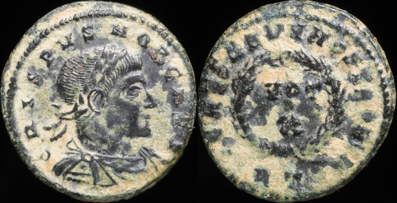 Roman Empire Crispus - CAESARVM NOSTRORVM VOT X, Rome - 20 mm / 2.64 gr ...