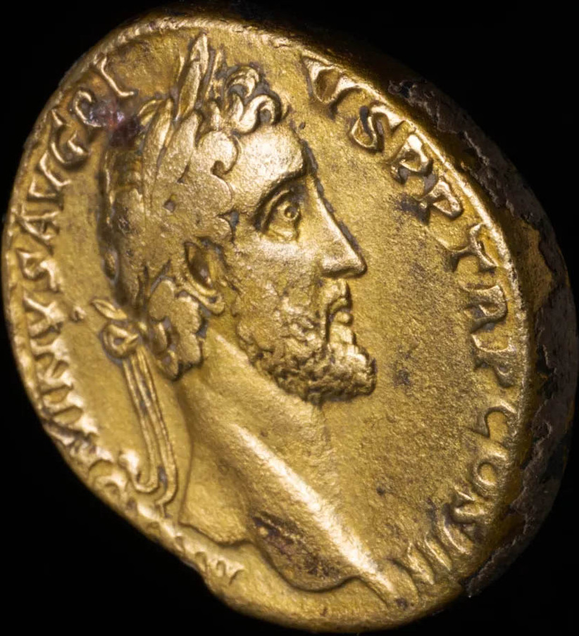 Roman Empire Antoninus Pius Ae Sestertius - IMPERA TOR II, BRI TAN/S C - 32 mm / 24.51 gr. VF ...