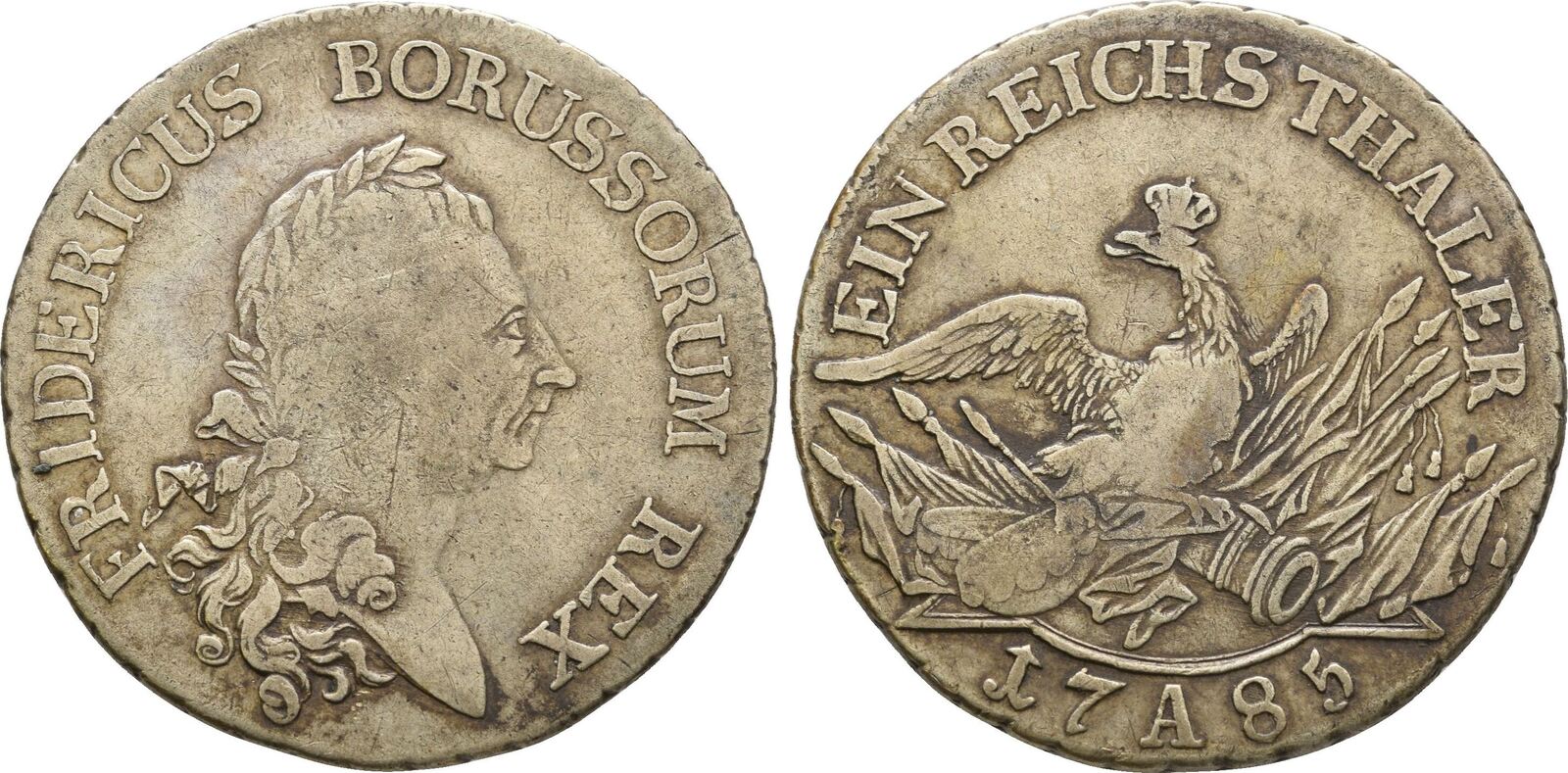 Preussen: Taler Berlin 1785 A Friedrich II. der Große, 1740-1786: VF ...