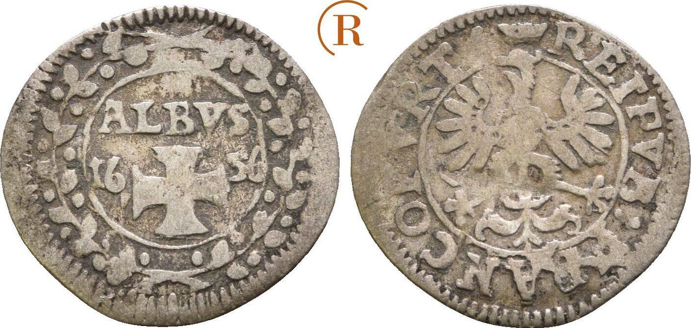 Frankfurt Stadt: 1 Albus 1656 VF | MA-Shops