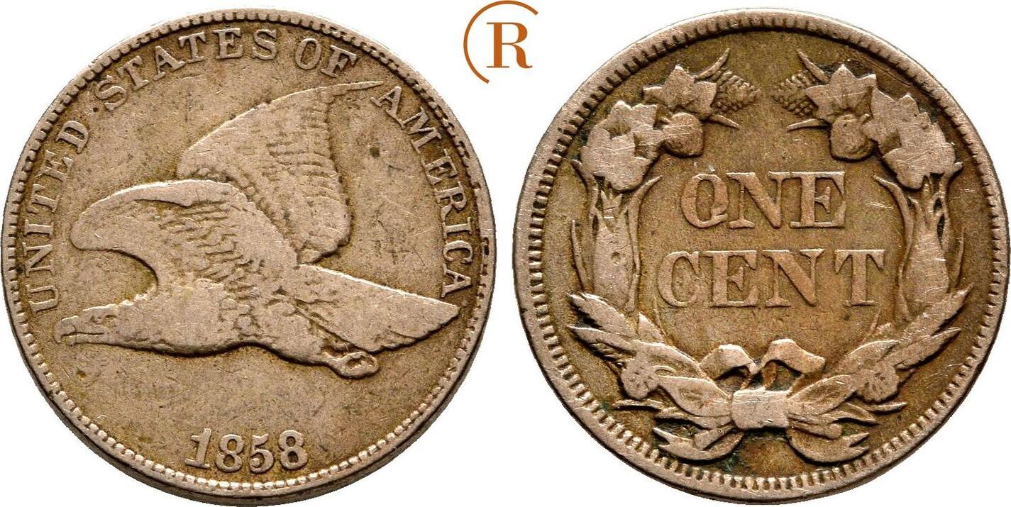 USA: 1 Cent 1858 VF | MA-Shops
