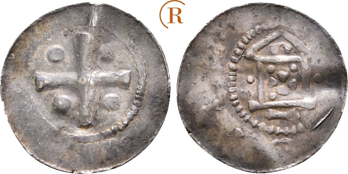 Mainz Königliche Münzstätte: Denar Erfurt, auf Mainzer Schlag Heinrich ...