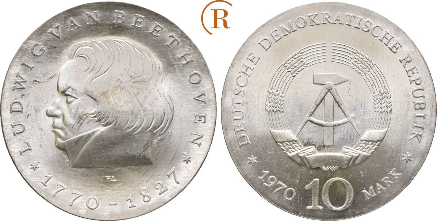 DDR: 10 Mark Beethoven 1972 BU | MA-Shops