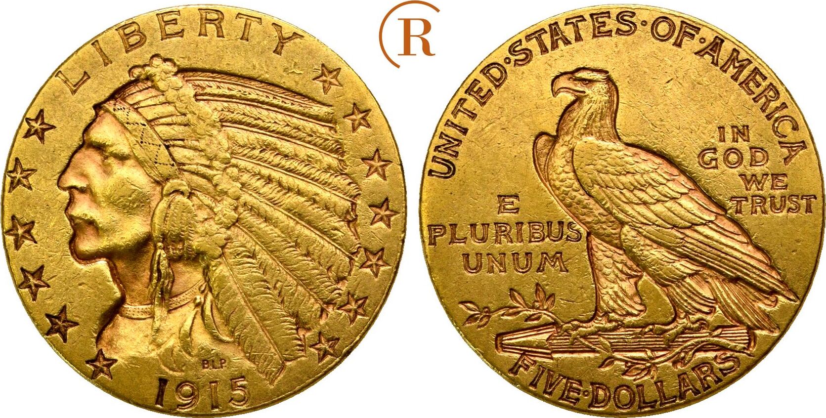 USA: 5 Dollar Philadelphia GOLD 1915 VF | MA-Shops