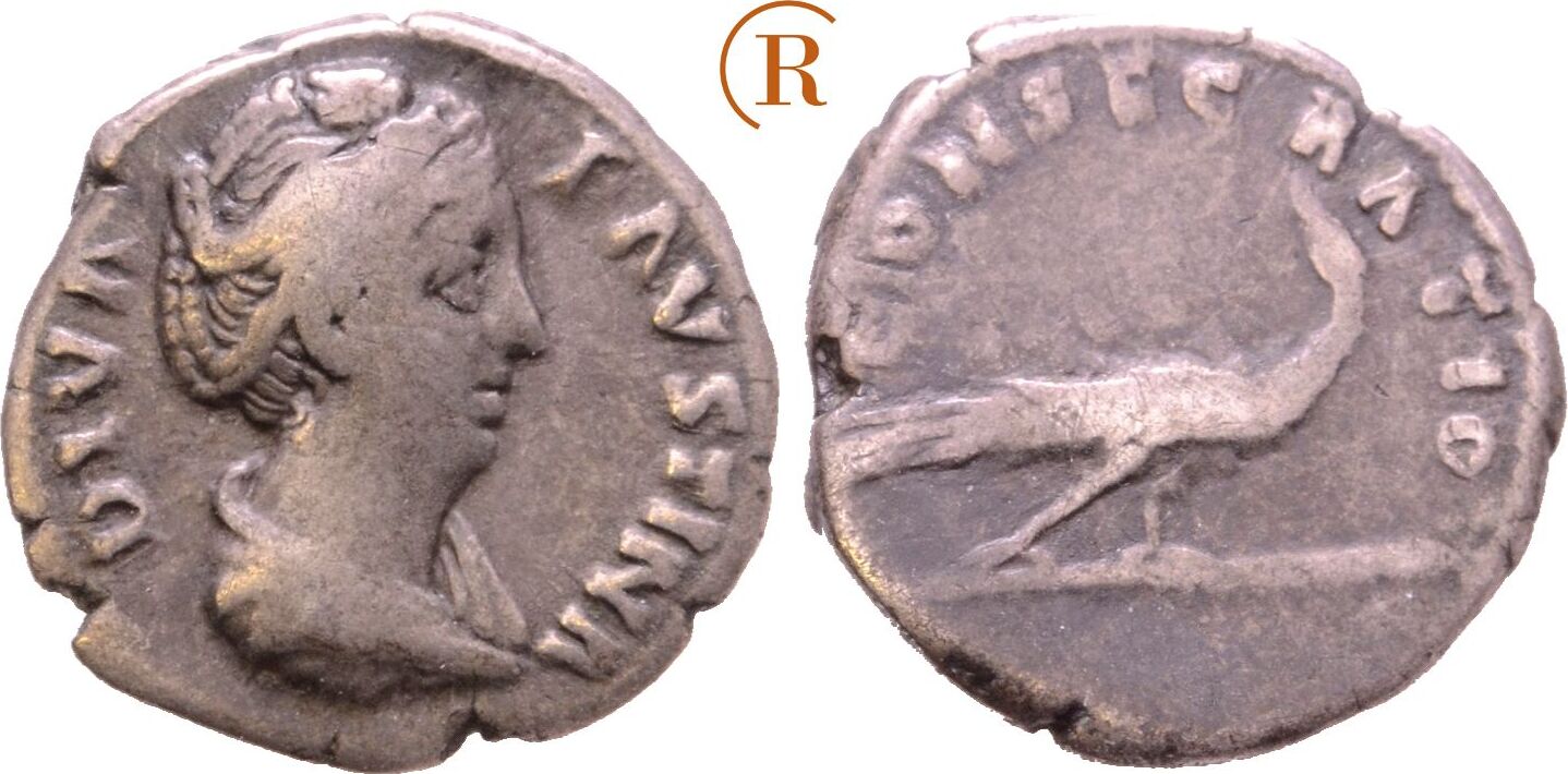 Antike. Römisches Kaiserreich: Denar Faustina I., Gemahlin des Antoninus Pius, +141 VF- | MA-Shops