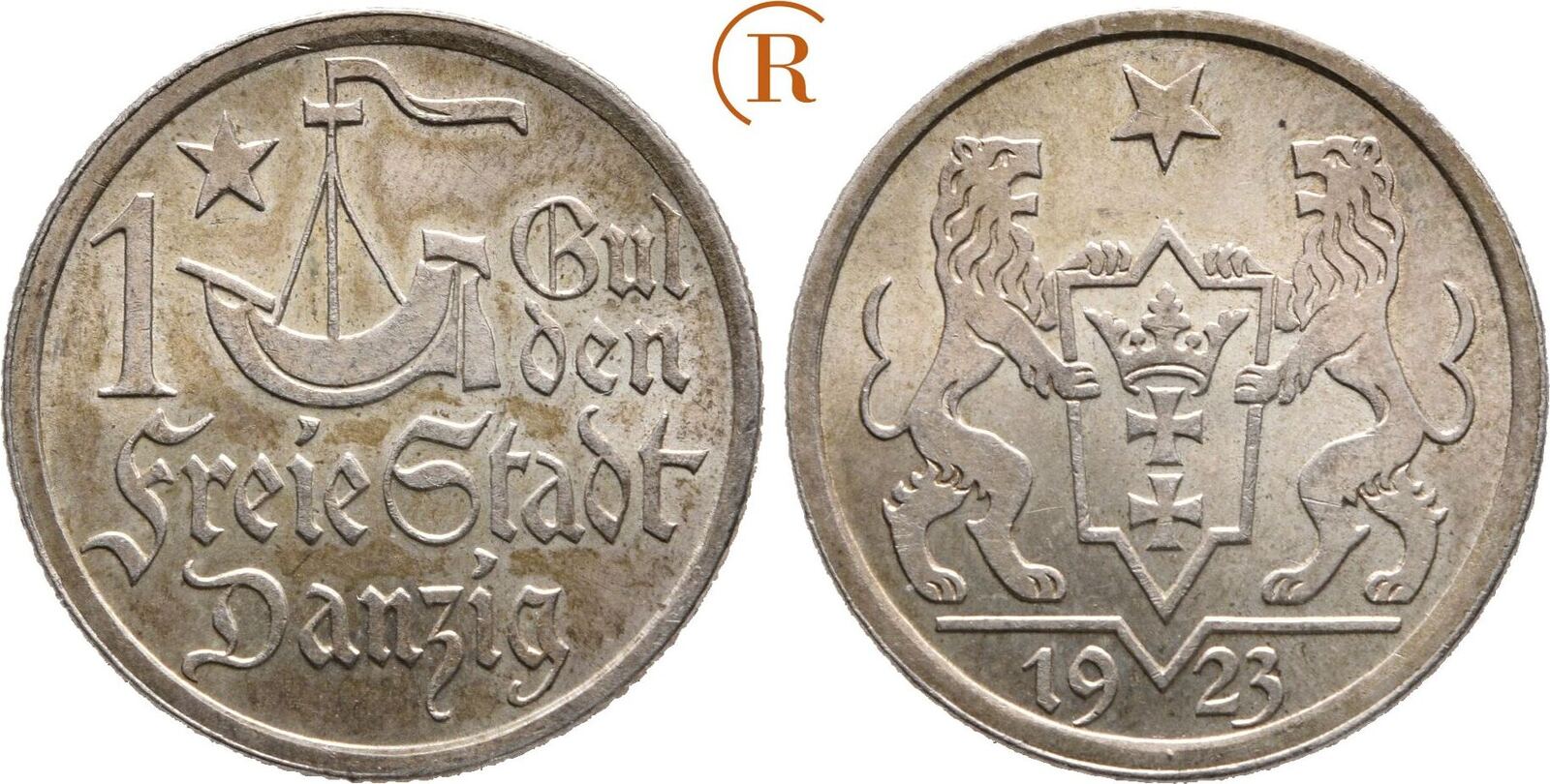 Danzig: 1 Gulden 1923 AU | MA-Shops