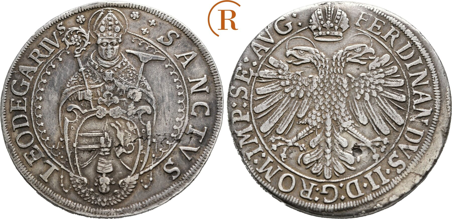 Murbach und Lüders: Taler Ensisheim mit Titel Ferdinands II. o.J ...