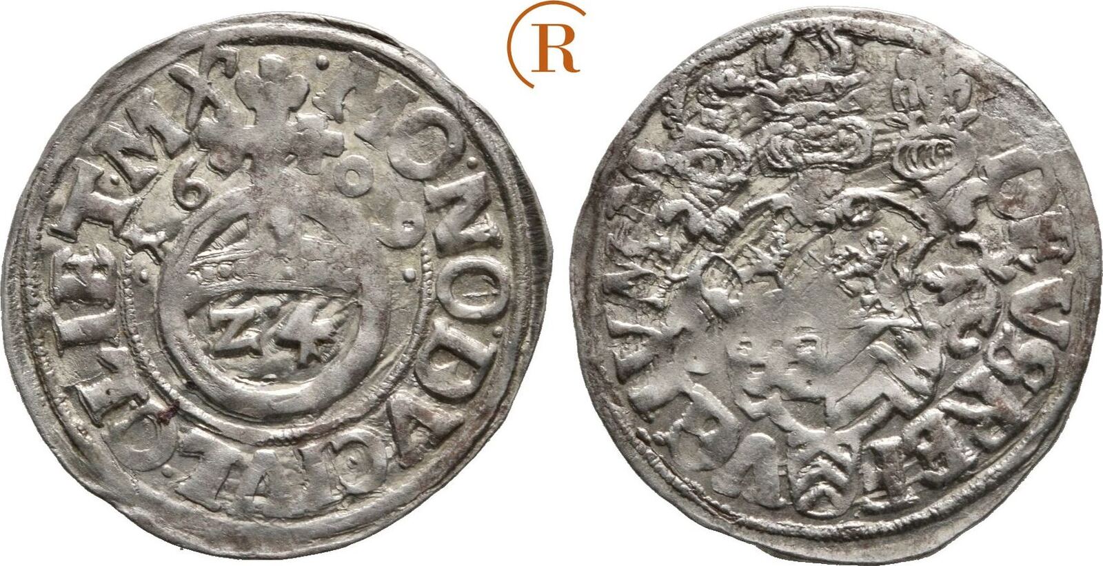 Ravensberg Grafschaft: 1/24 Taler 1609 Johann Wilhelm von Jülich Kleve ...